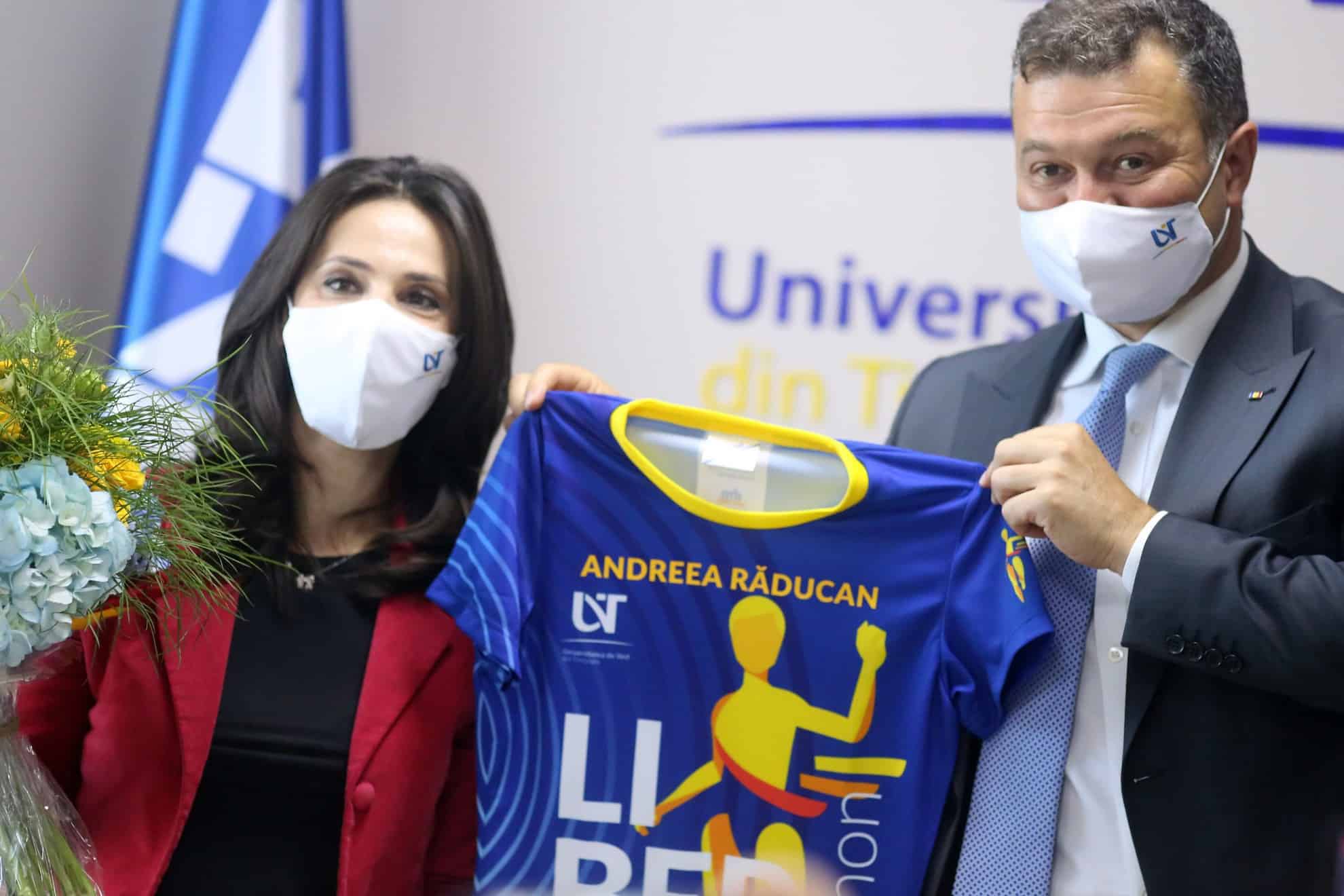 Andreea Răducan, ambasadoare specială a UVT Liberty Marathon 2021