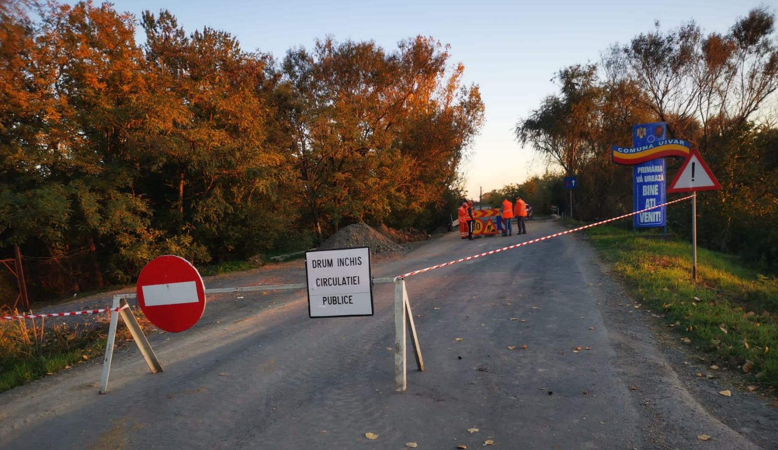 Drum național din Timiș, închis parțial