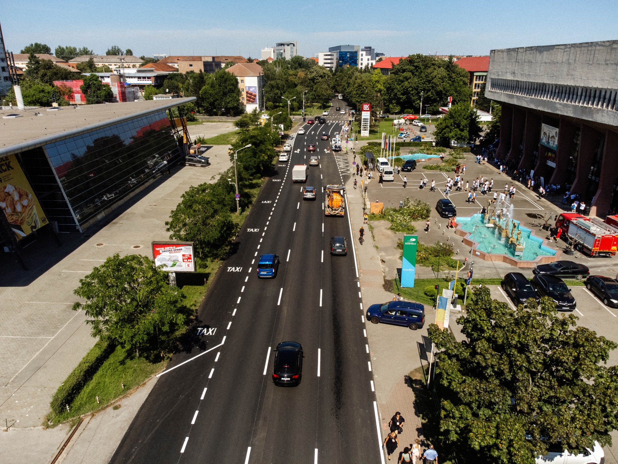 Lucrari la Timisoara pe doua strazi din apropierea stadionului