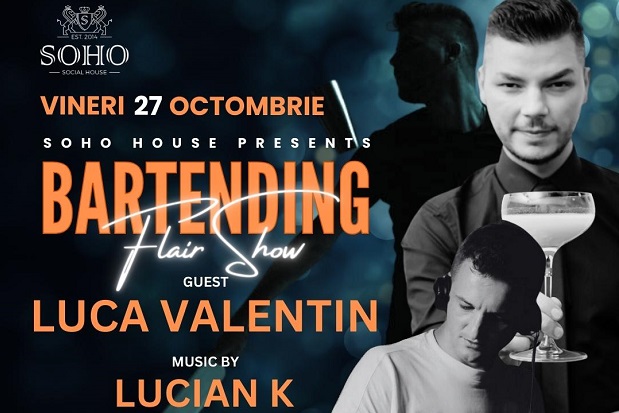 Luca Valentin, unul dintre cei mai cunoscuți barmani din România vine ...
