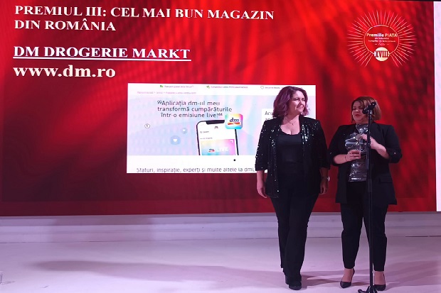 dm drogerie markt pe podium la categoria „Cel mai bun magazin din România”