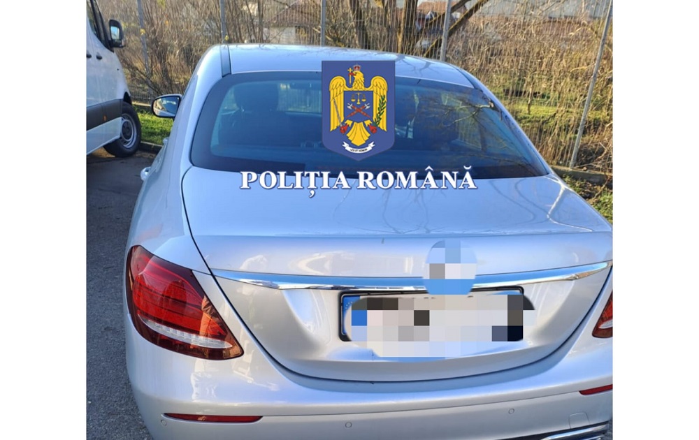 Mașină furată din Germania, găsită la Reșița