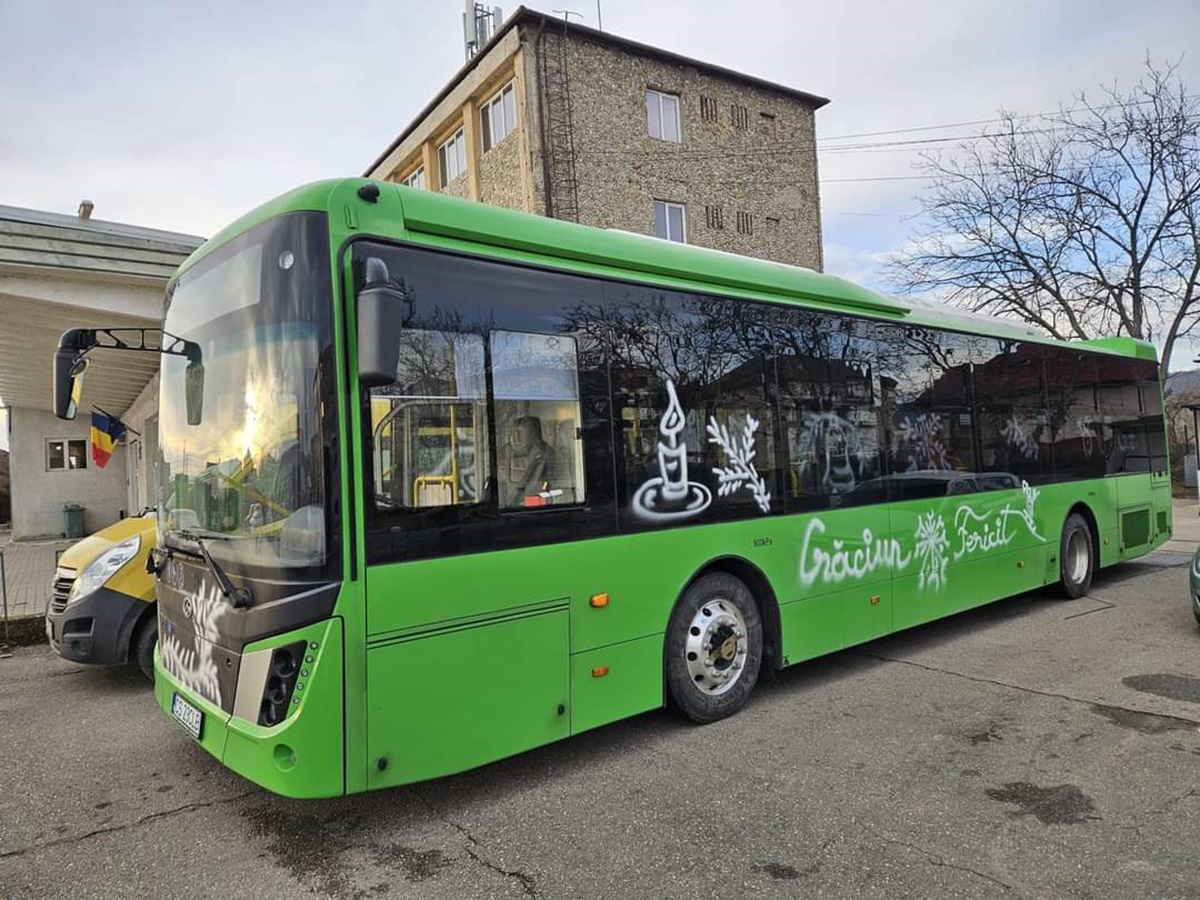 De astăzi, Bocșa are transport verde. Primele autobuze electrice, puse ...