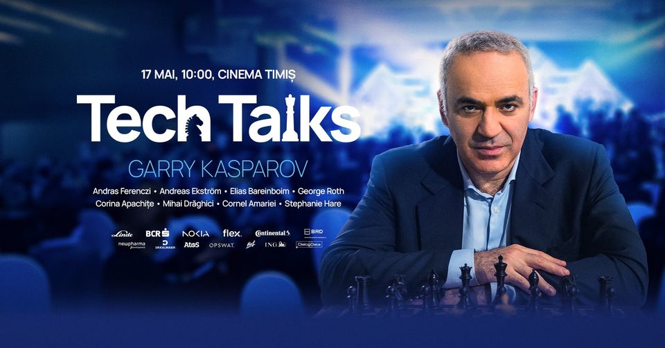 Legendarul Garry Kasparov, la Tech Talk by UPT
